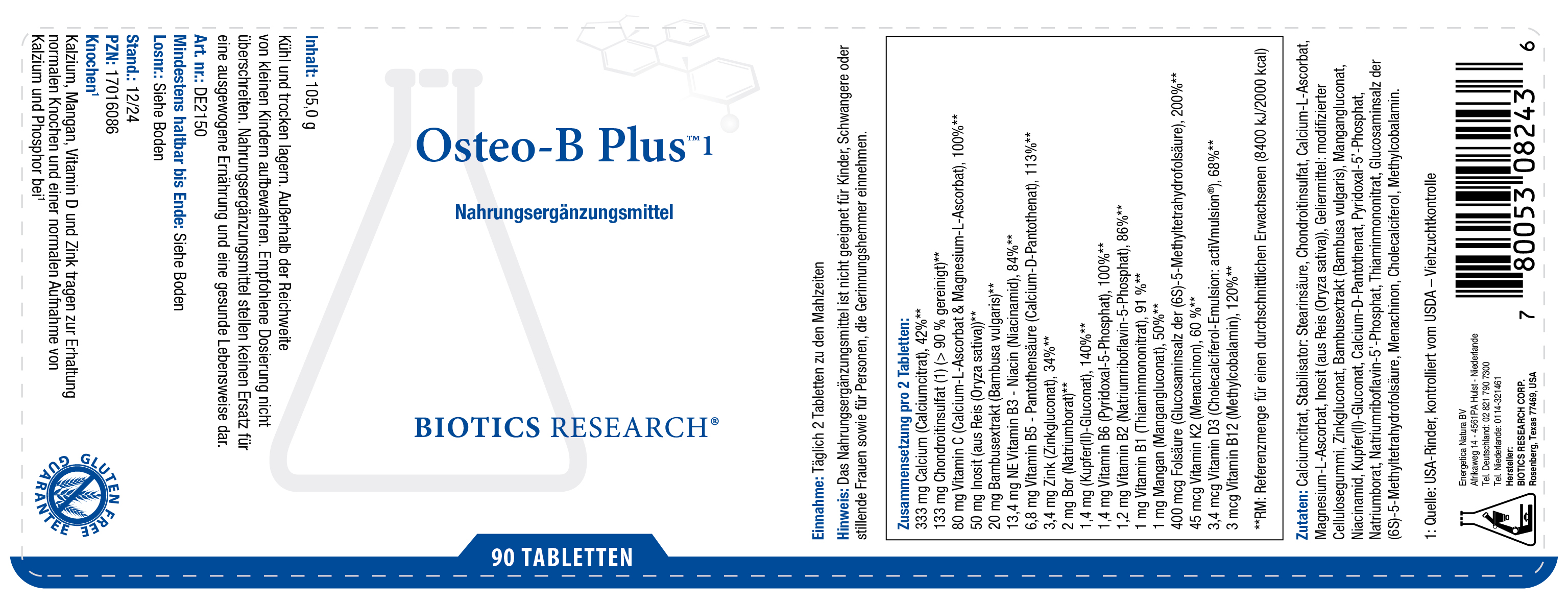 Osteo-B Plus | Wirkung & Vorteile | Energetica Natura